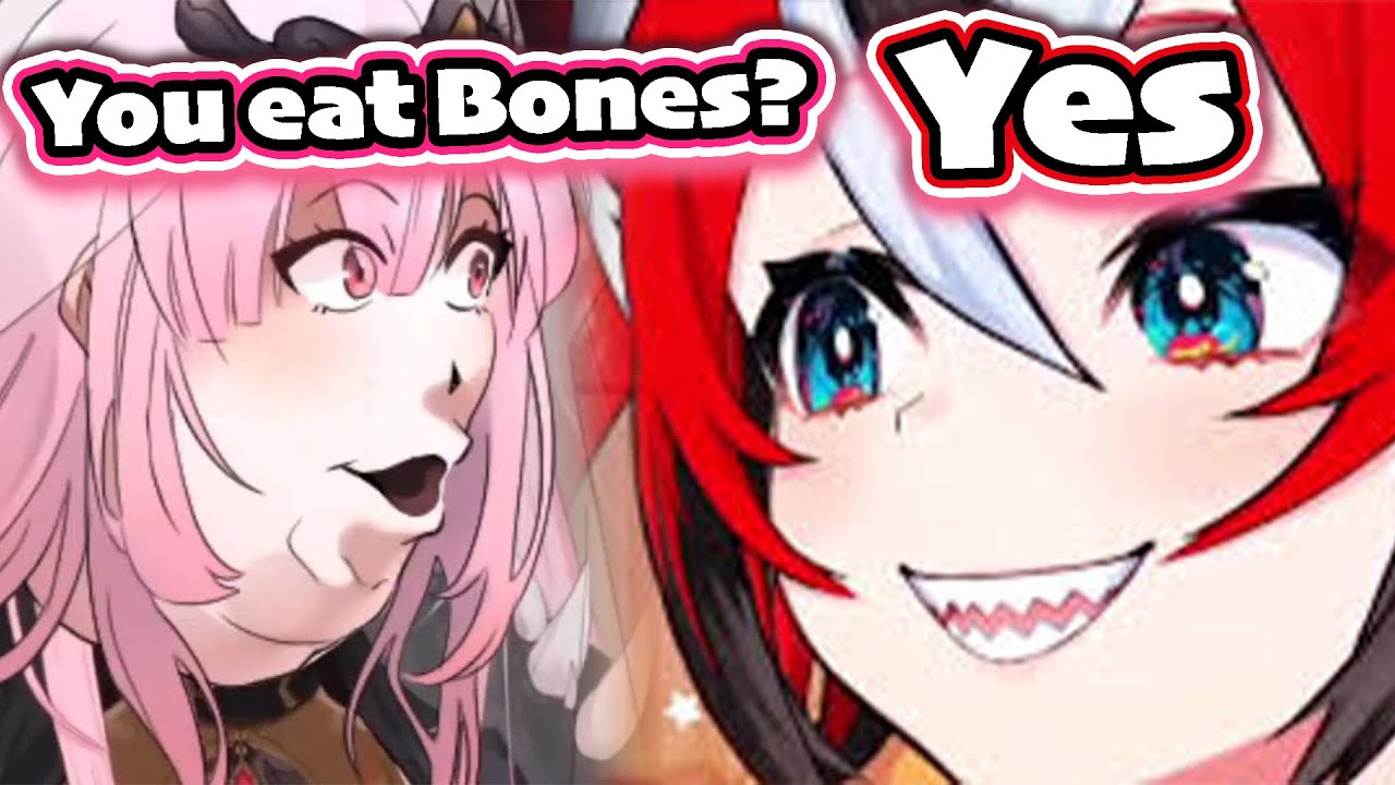 Calli is astonished IRL by how, Bae eats the bones and clean | Mori ...