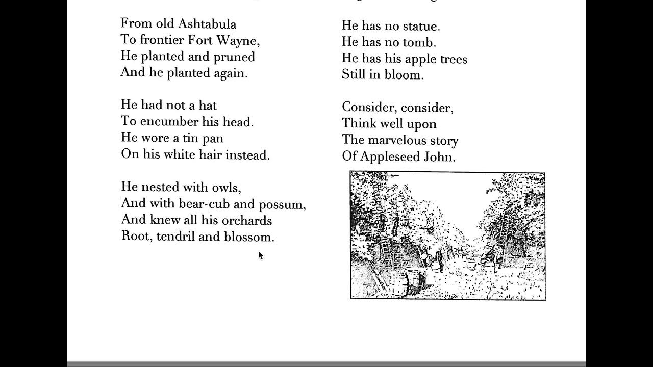 Johnny Appleseed poem - YouTube