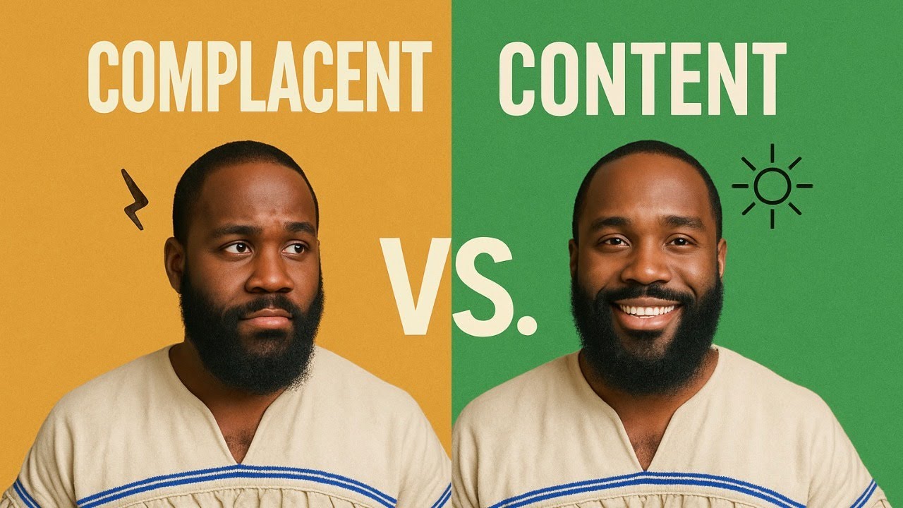 The Fine Line Between Being Complacent and Content - YouTube