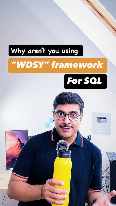Are You Using SQL Wrong? Try WDSY Framework for Better Results - YouTube