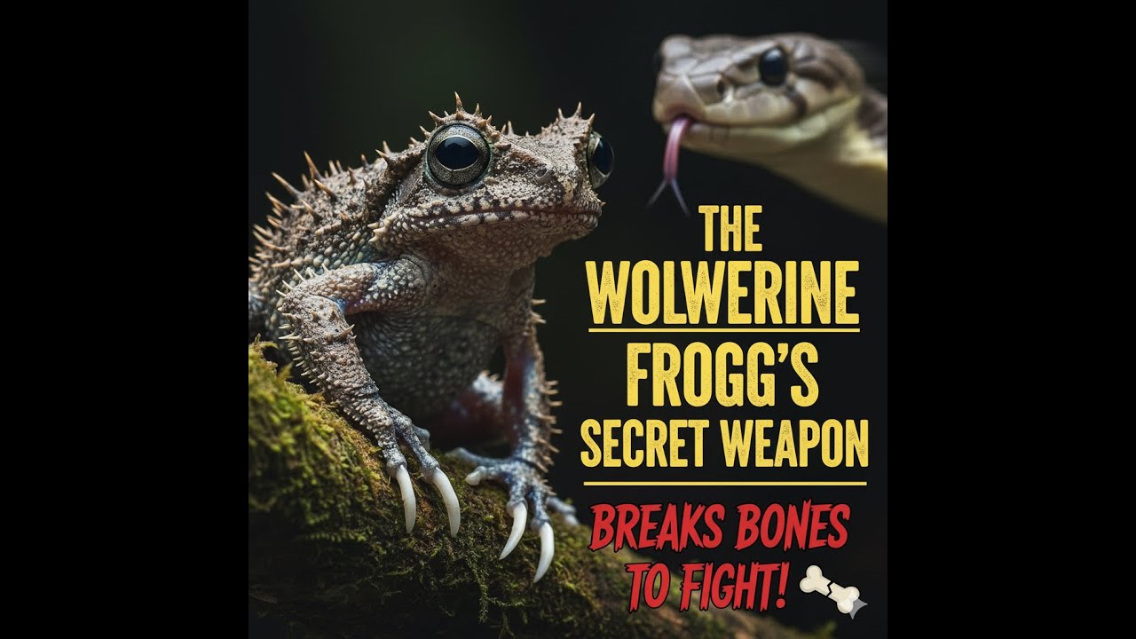 The Wolverine Frog's Secret Weapon | Watch it Break Its Own Bones to ...