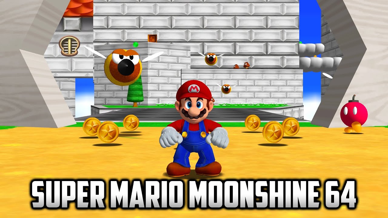 ⭐ Super Mario 64 PC Port - Super Mario Moonshine 64 Part 7 - YouTube