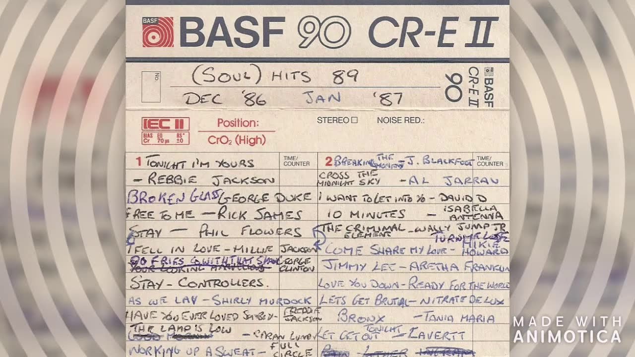 Soul Radio Vol 89 Dec 86 - Jan 1987 Side 1 Recorded from the Robbie ...