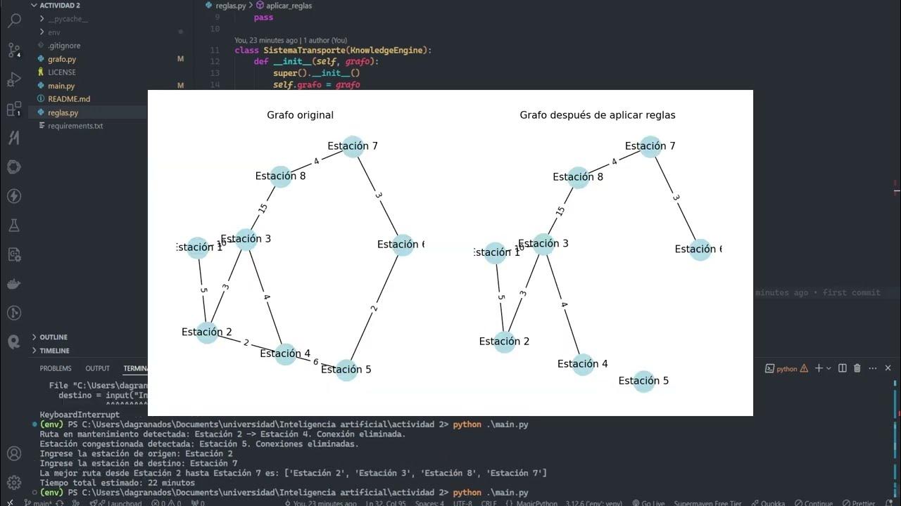 Sistema de rutas optimizado en Python - YouTube