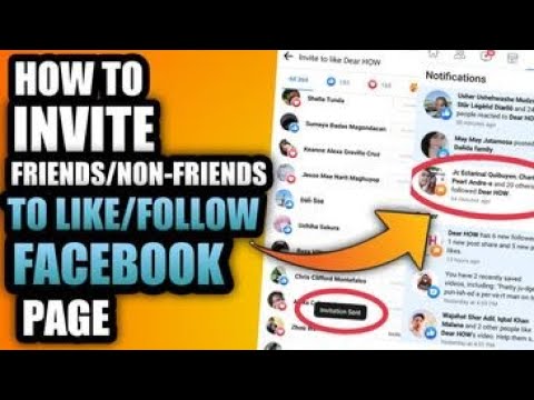 HOW TO INVITE NON-FRIENDS OR FRIENDS TO FOLLOW YOUR FACEBOOK BUSINESS ...