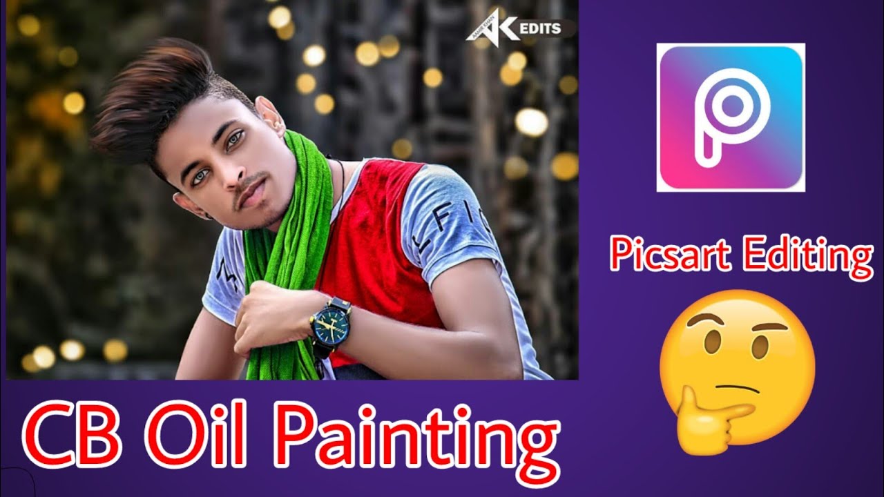 CB oil painting in picsart || CB edit smooth face skin in picsart ...