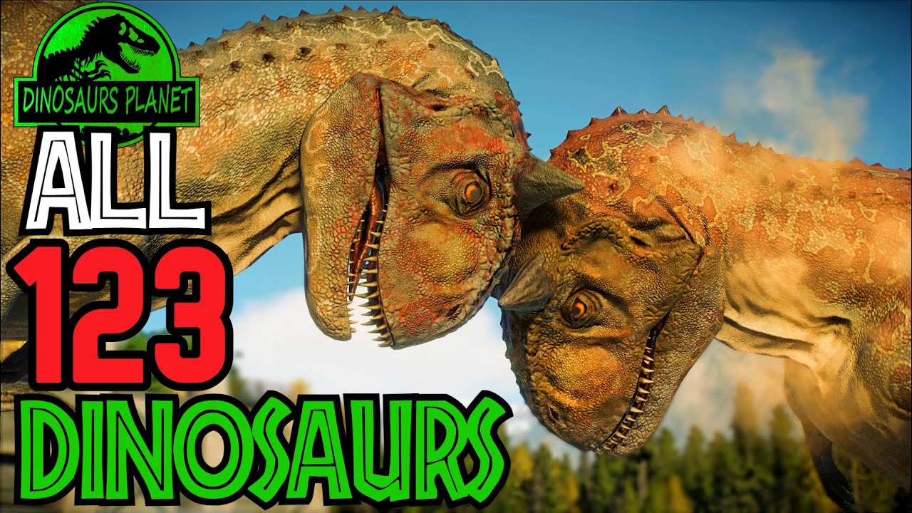ALL 123 DINOSAURS IN CANADA ARCTIC WINTER | MAX EGGS + ALL MODIFIED ...