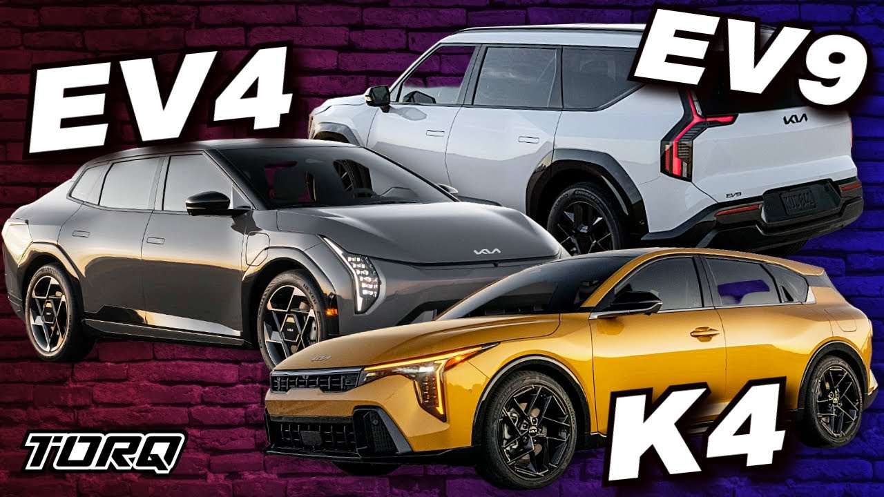 Nouveautés Kia : Découvrez la EV4, la K4 Hatchback et la EV9 Nightfall Edition ! - YouTube