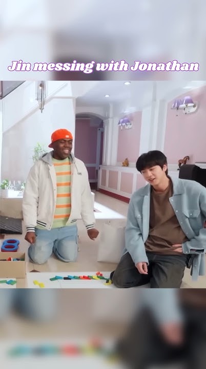 jin messing with Jonathan #kpop #bts #runjin - YouTube