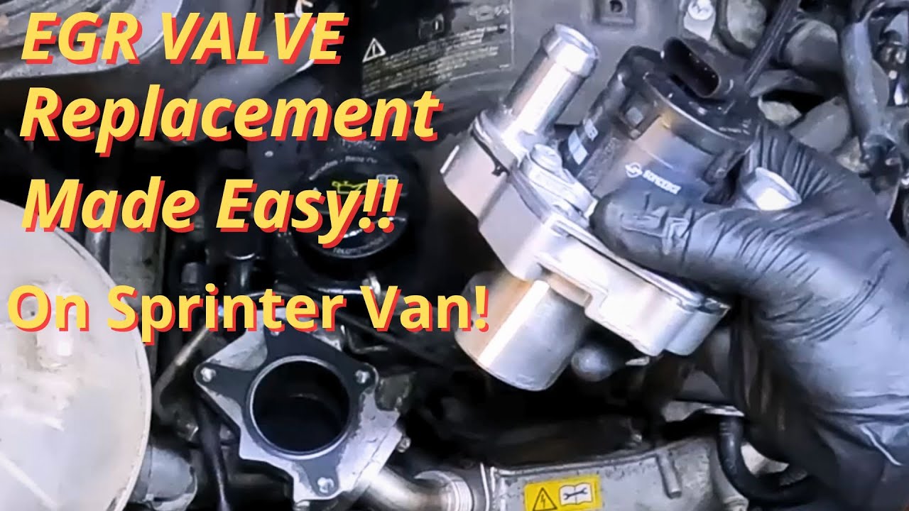EGR Valve Replacement On Mercedes Sprinter - Step by Step Guide - YouTube