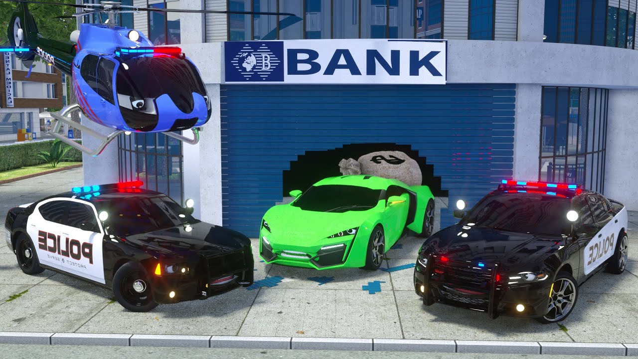 Police Motorcycle, Police Car, Patrol Truck Catching Sport Car | Police ...