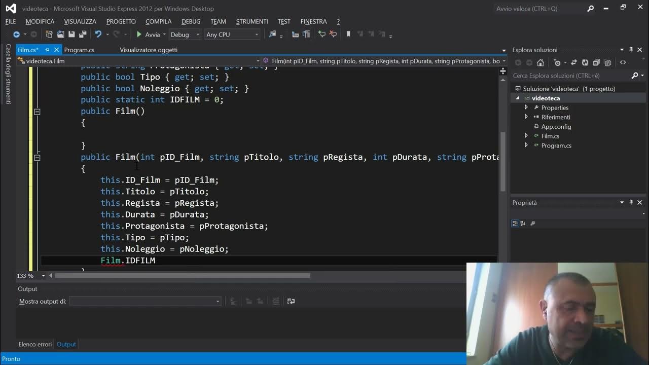 OOP C# - Esercizio completo: gestione di una videoteca #class #csharp # ...