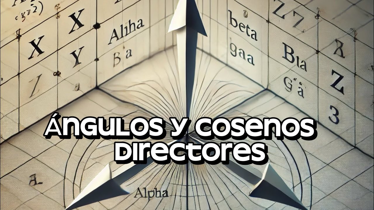 Vectores.Ángulos y cosenos directores. - YouTube