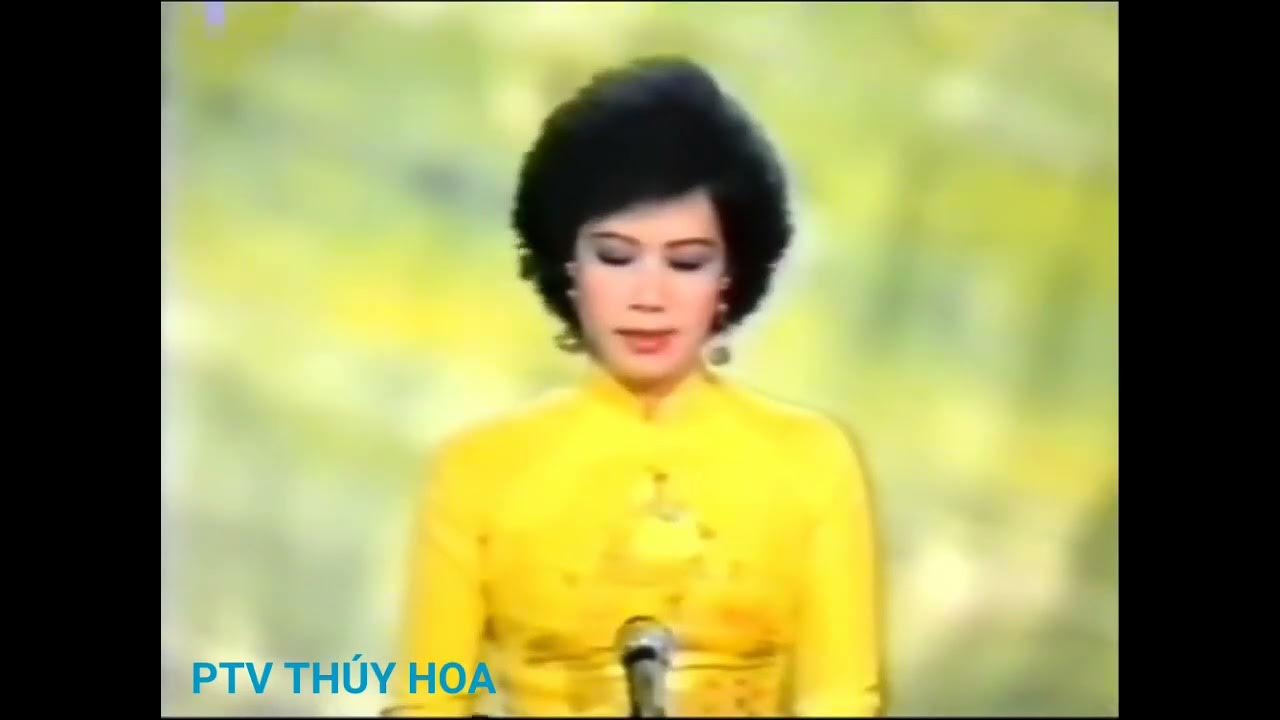Phát Thanh Viên Thúy Hoa trên HTV năm 1990 - YouTube