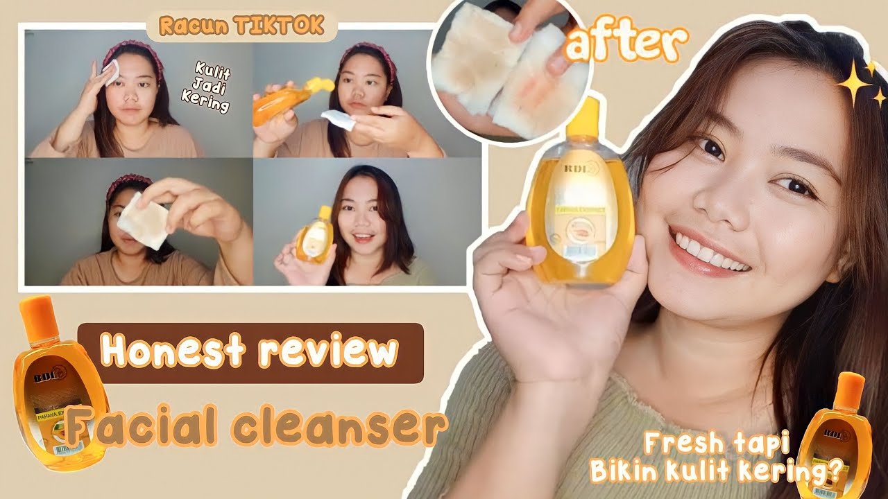 review pemakaian facial cleanser RDL original | skincare viral RDL🔥 RDL ...