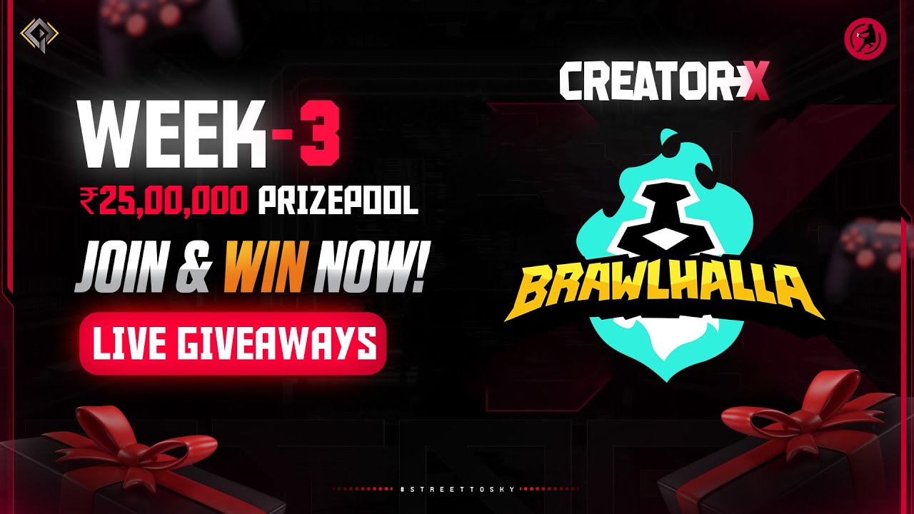 CreatorX- India's Largest Gaming Creator Hunt | Week 3- BRAWLHALLA ...