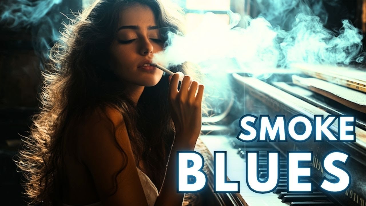 Elegant Slow Blues Guitar - Smoking Blues Night - Midnight Music for ...