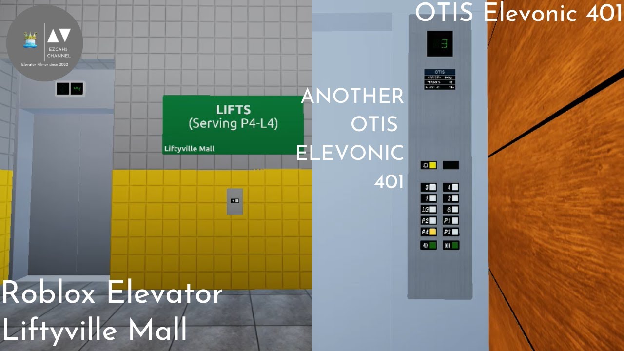(Roblox) OTIS Elevonic 401 Traction Elevator - Liftyville Mall - YouTube