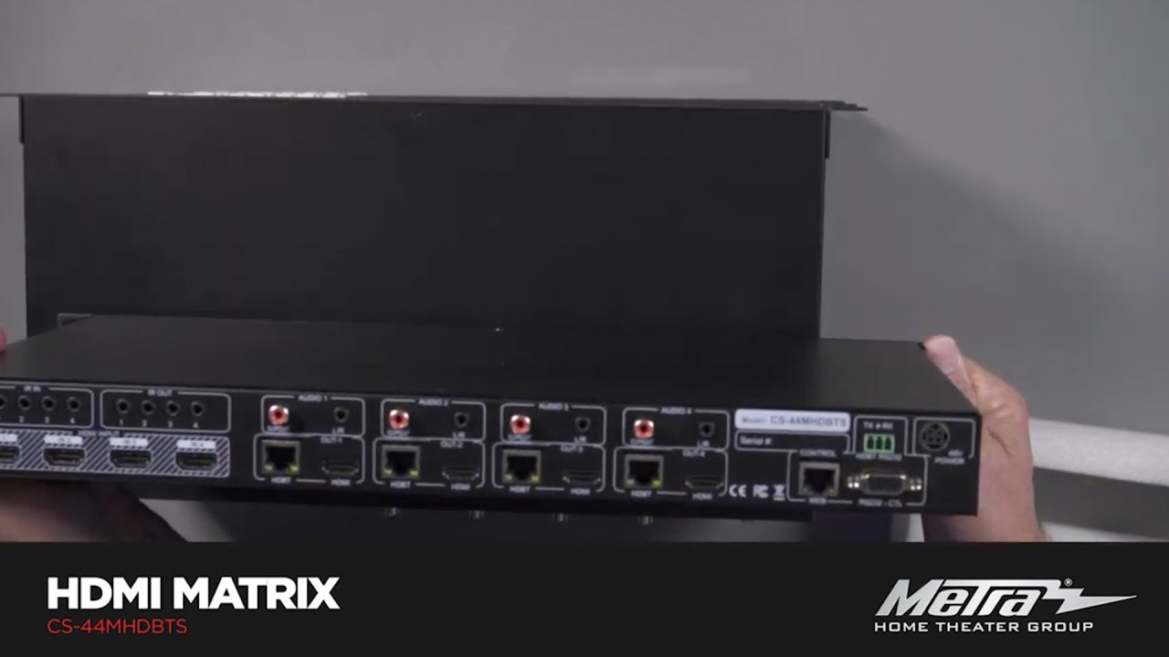 Unboxing the 8X8 HDMI® Matrix and the 8X8 HDBaseT HDMI® Matrix (CS-88M ...