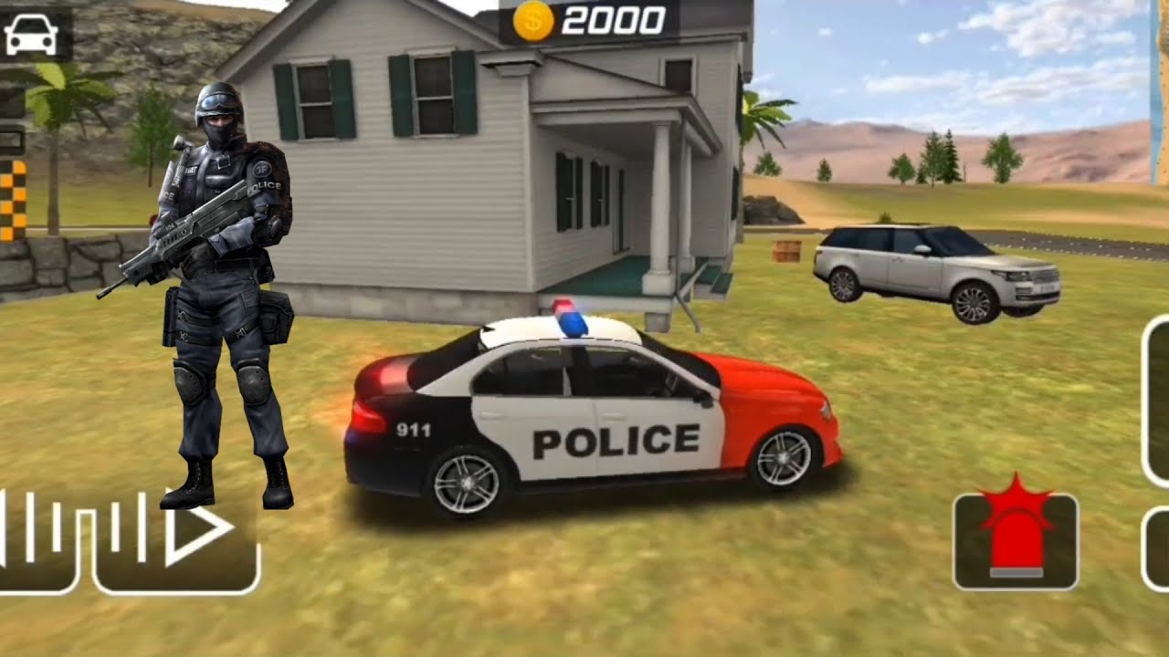 Police car chase cop simulator- police criminal car racing Games ...