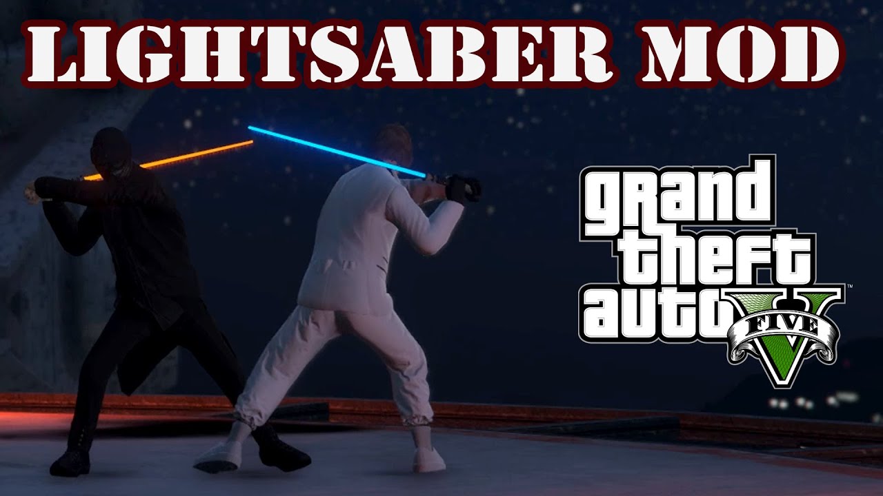 GTA 5 Star Wars Lightsaber MOD - THE FORCE AWAKENS - YouTube