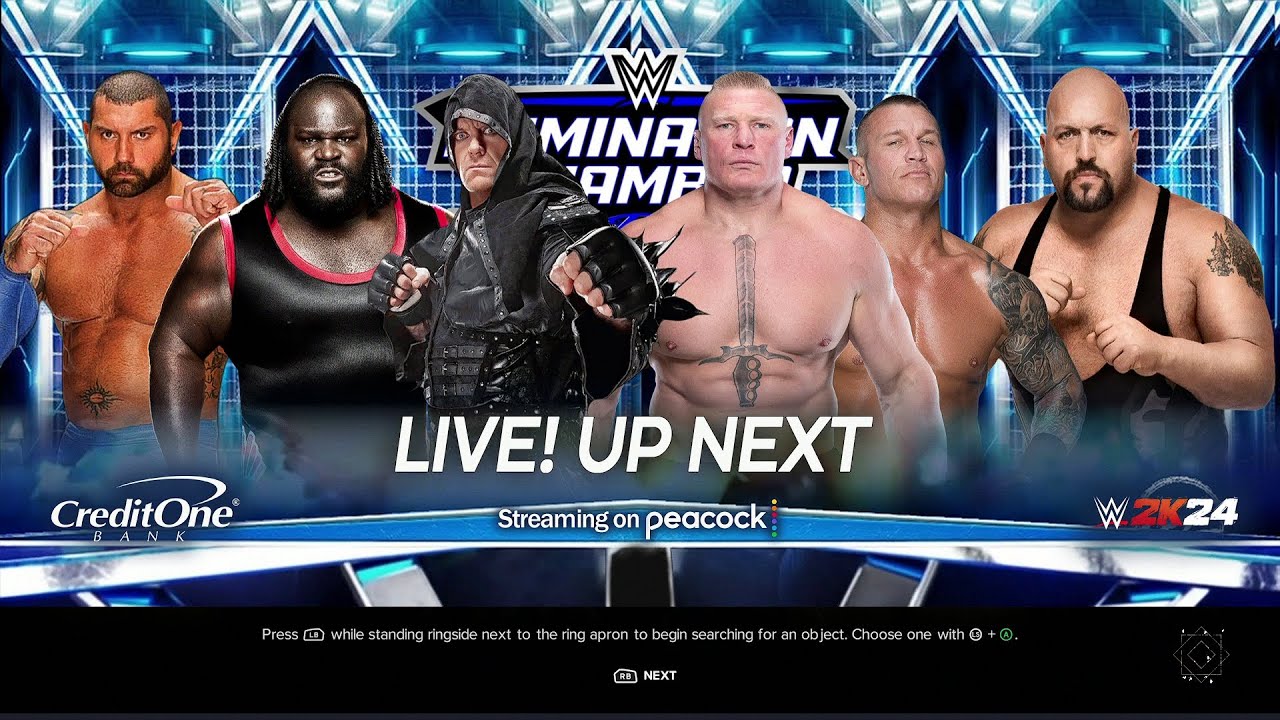 WWE 2K24 - 6-Man Elimination Match | World Heavyweight Championship ...