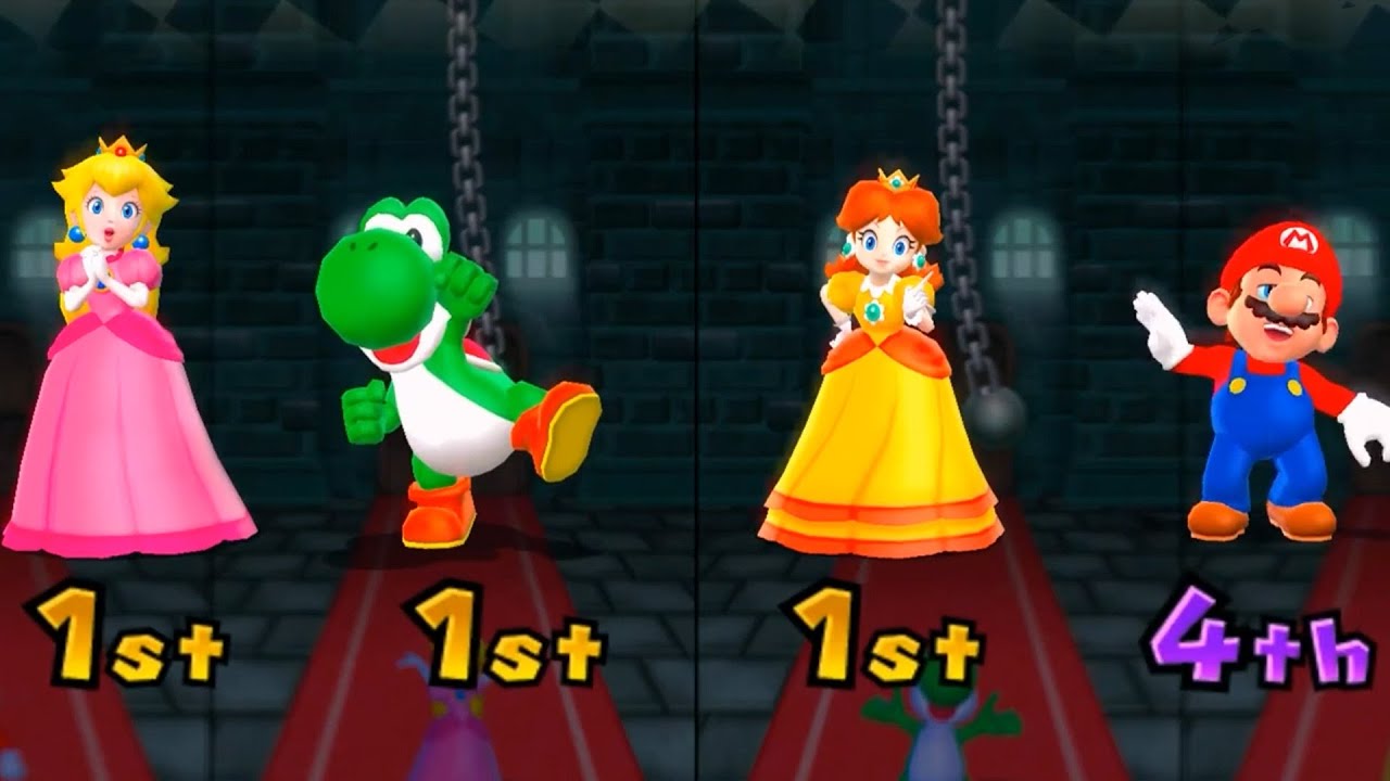 Mario Party 9: A CLASSIC Battle! (Mario vs Peach vs Yoshi vs Daisy ...