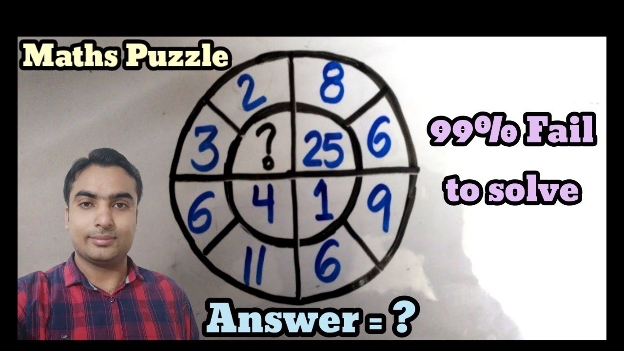 Maths Puzzle || How to solve Maths Puzzle || maths puzzle with solution ...