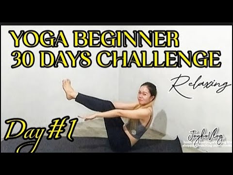 Day1 | 30 Days Beginner Yoga Challenge #exerciseprogram # ...