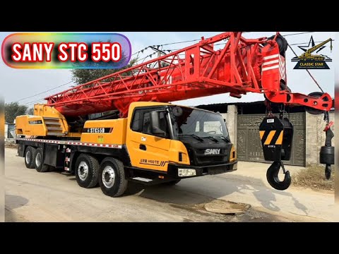 SANY STC 550 CRANE #sany #heavymachinery #heavyequipment