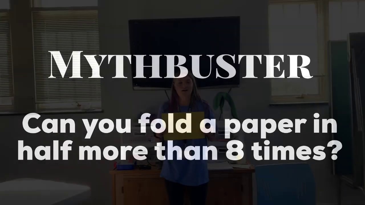 Mythbusters Ep 1 Folding Paper YouTube mythbusters-ep-1-folding-paper-youtube