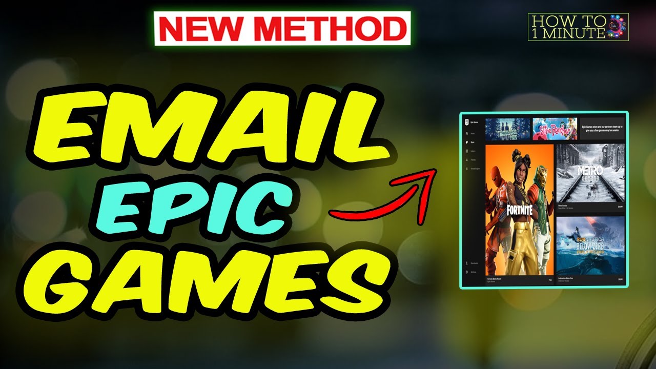 How to email epic games 2024 | How to 1 Minute - YouTube