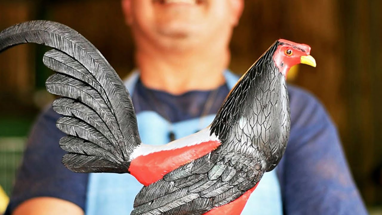 Talla de Gallos Boricuas: Carlos Teissonniere (Artesanos de Puerto Rico ...