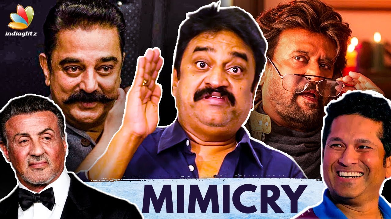 Chinni Jayanth Humorously Mimics Actors | Rajini, Kamal, Sachin | Live ...