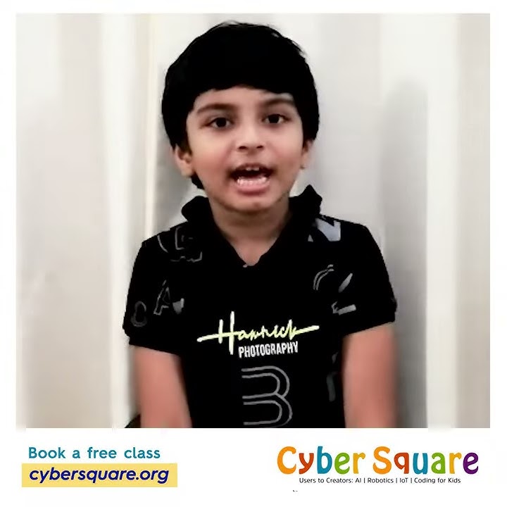 Journey of Ishaan Santosh | Real Kids of Cyber Square | Little Coder Course | Coding for Kids ...