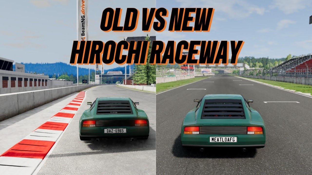 Old VS New Hirochi Raceway - YouTube