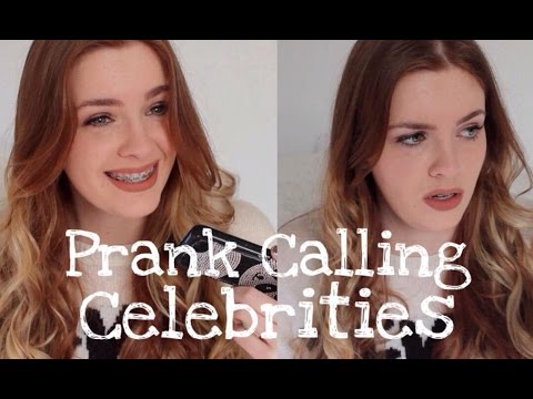 PRANK CALLING CELEBRITIES! - YouTube