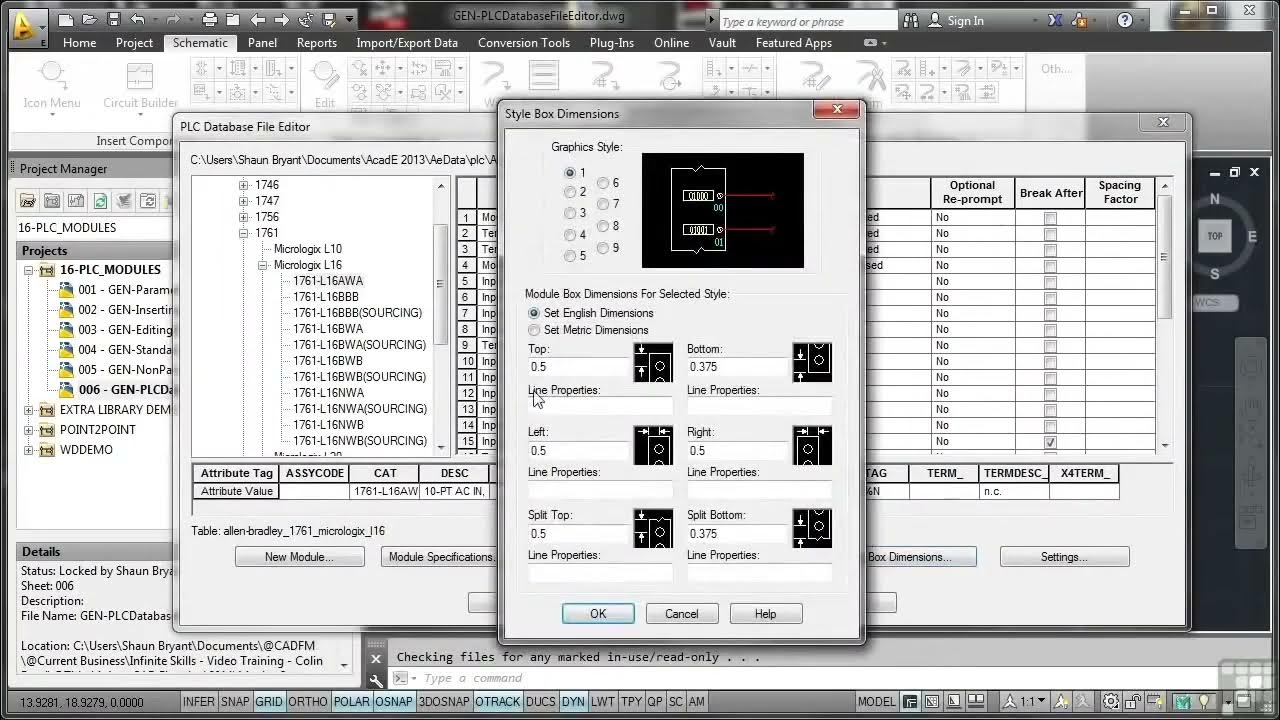 Part 41 PLC Database File Editor; Autocad electrical Tutorial Part 42 PLC Database File Editor ...