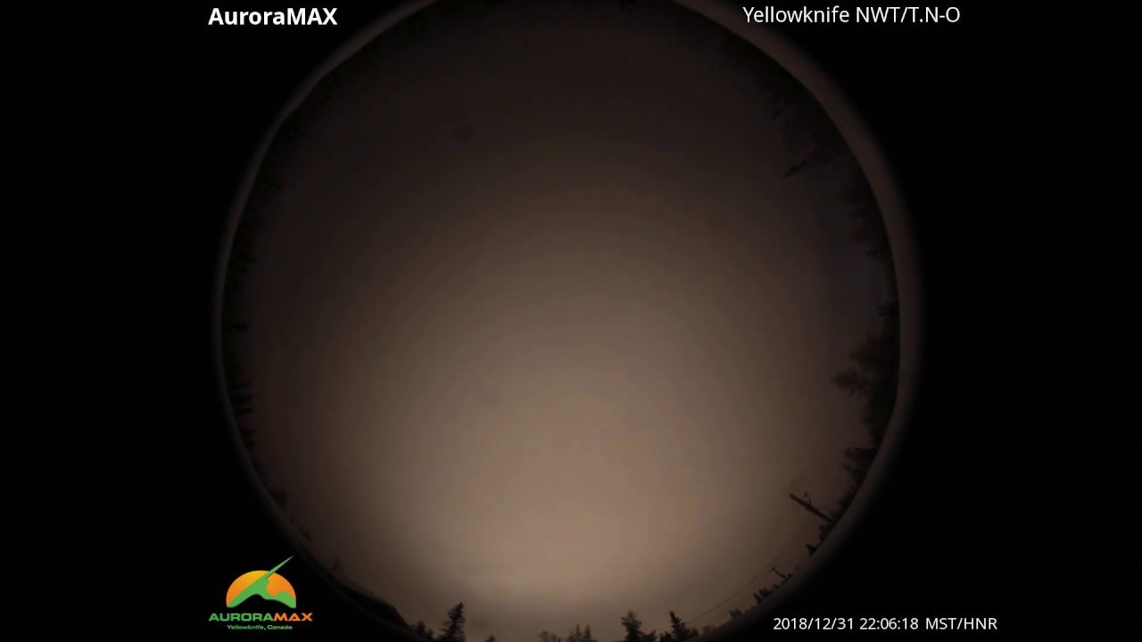 AuroraMAX: Northern Lights Timelapse 01/01/2019 - YouTube