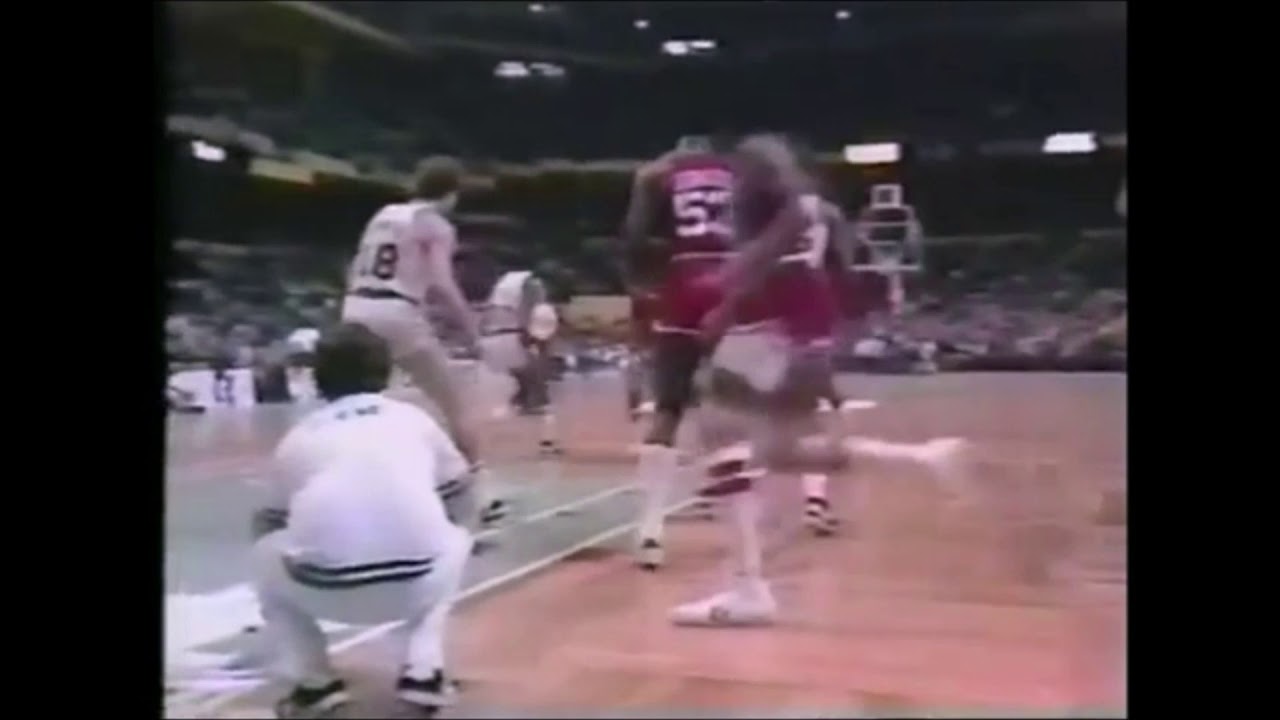 Julius Erving/Dr. J: Rare 1 Handed Slam Dunk Under the Basket (January ...