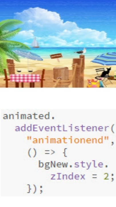 JS Event Listener animation end - YouTube