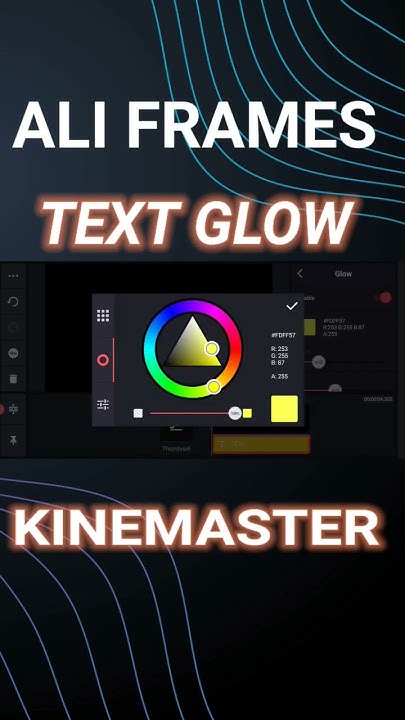 How add Text Glow Effect In Kinemaster | Kinemaster Tutorial #shorts #kinemastertutorial - YouTube