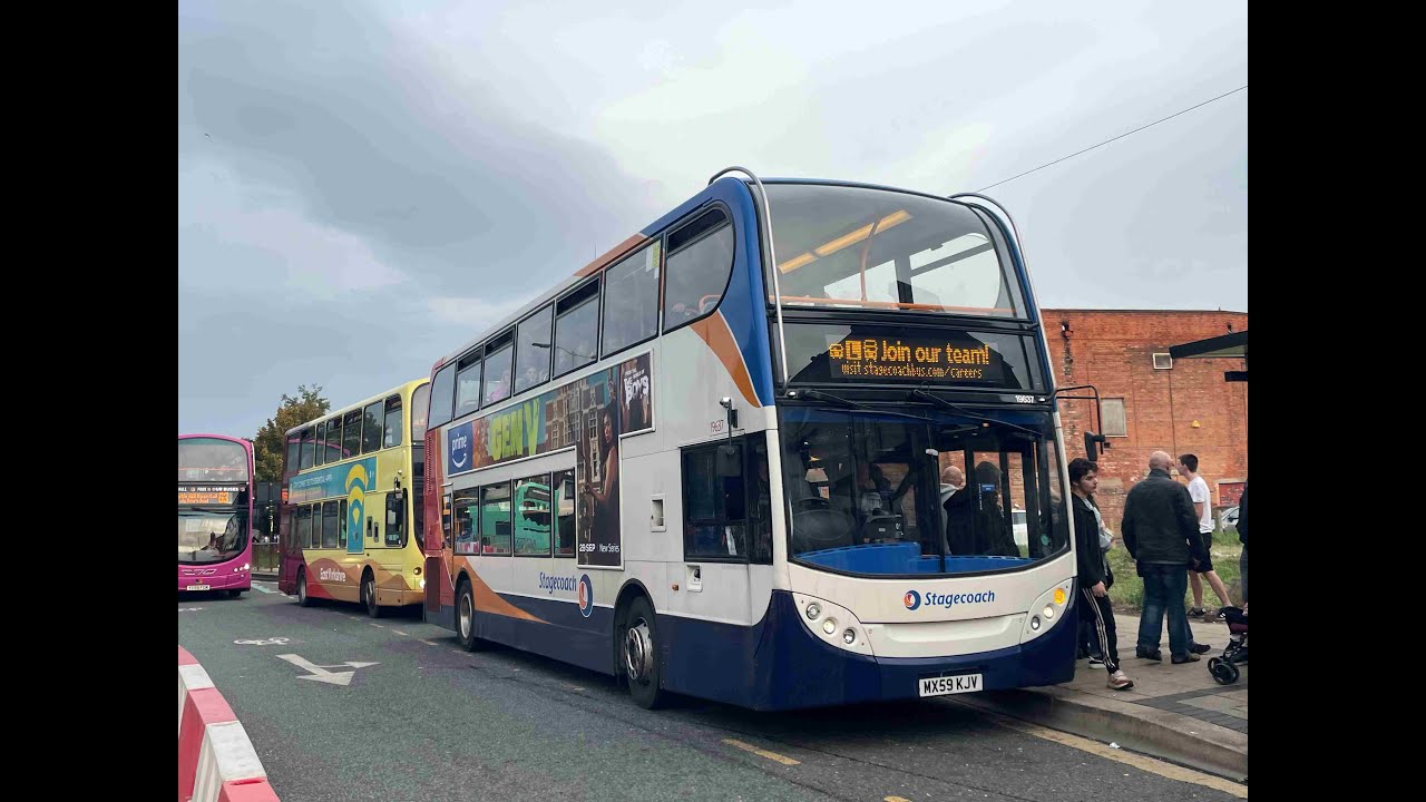 Stagecoach Hull 19637 MX59KJV on a service 13F to Bilton Grange - YouTube