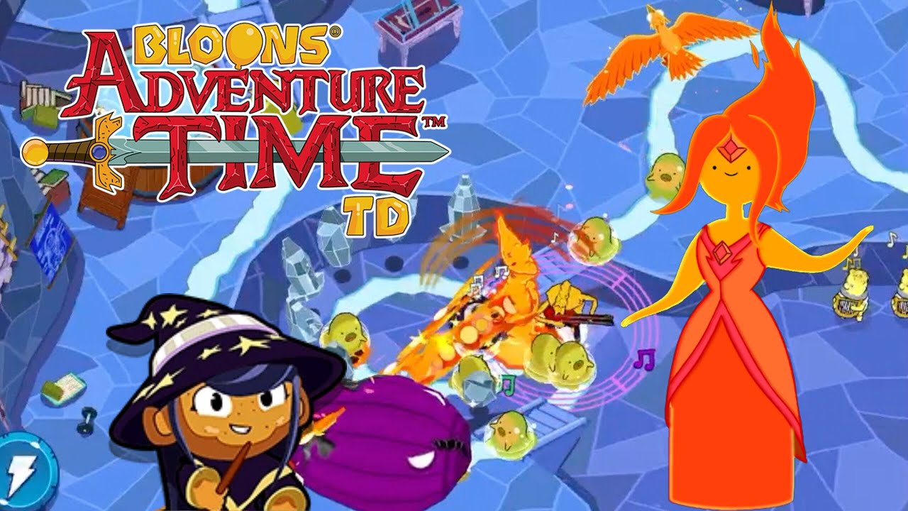 Flame princess + SAM vs. B.A.D. moab bloon (Duos) | Bloons Adventure ...
