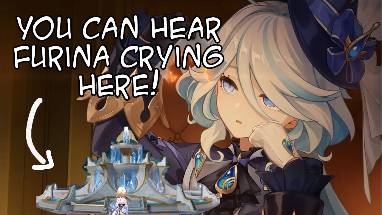 Furina crying easter egg | Genshin Impact Fontaine - YouTube