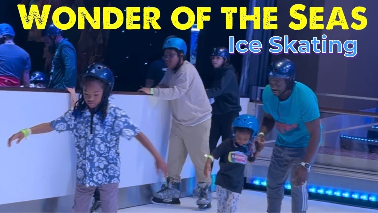 Wonder of the Seas Ice Skating - YouTube