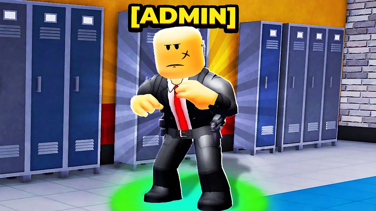I Became a HITMAN in Roblox Fight In A School - YouTube