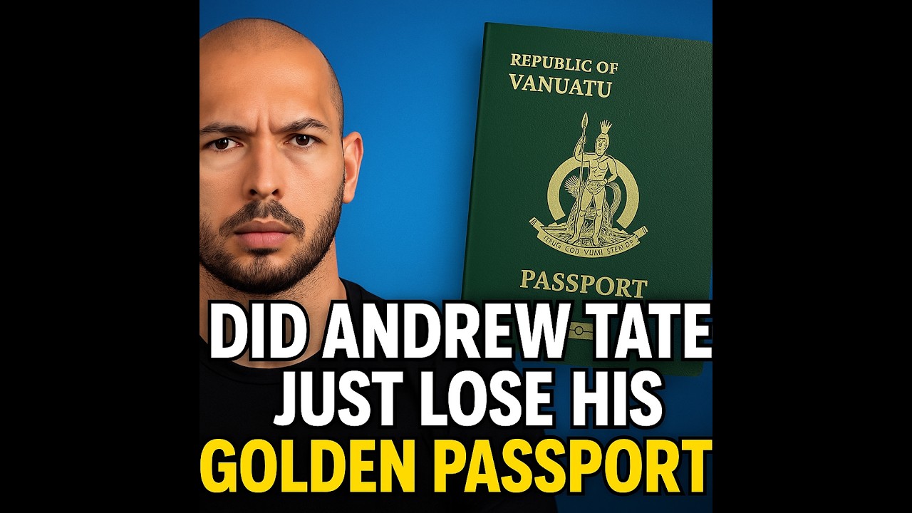 Breaking Global News: Andrew Tate’s Golden Passport Under Review - YouTube