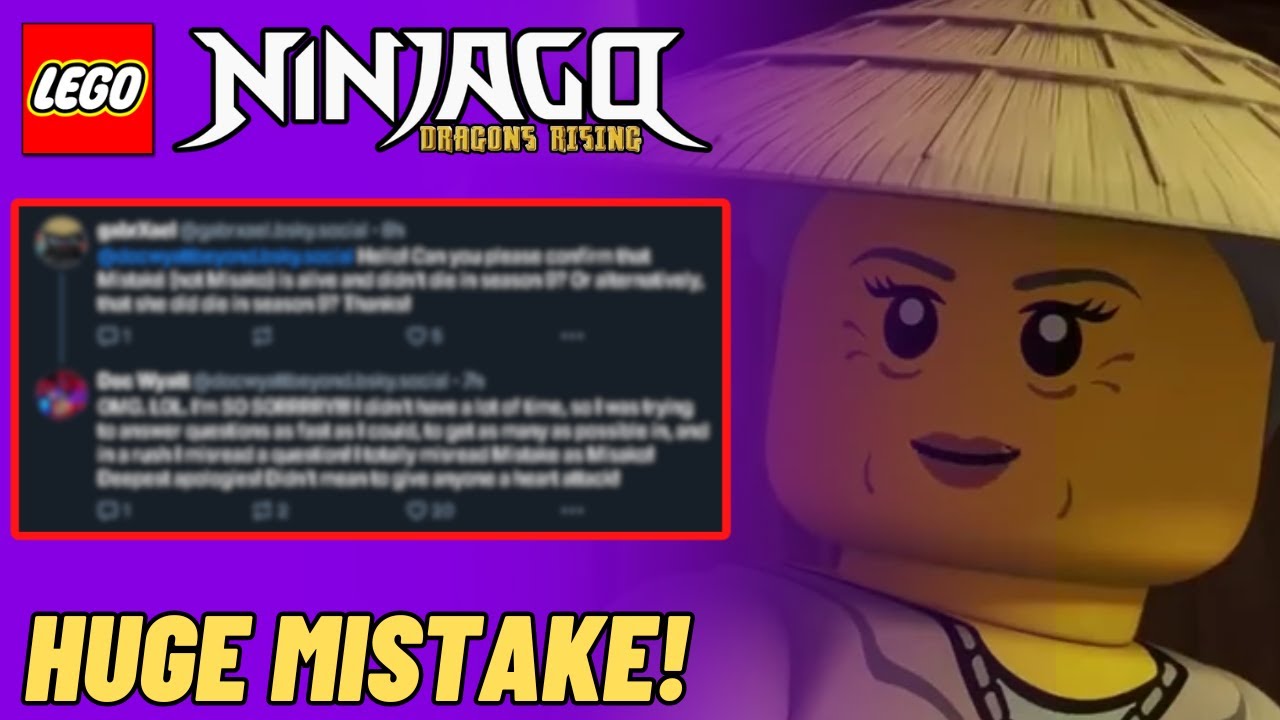 Ninjago Writer Response to Mystake Mistake! 🍵 Ninjago News! - YouTube