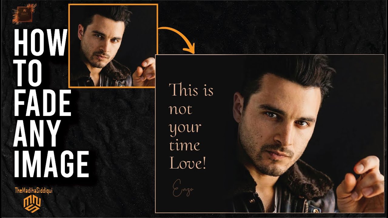 How to Fade any image in Adobe Illustrator | Graphic Design - YouTube